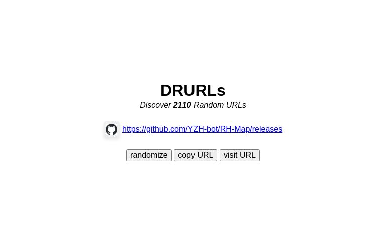 DRURLs: Discover 2068 Random URLs ― Perchance Generator