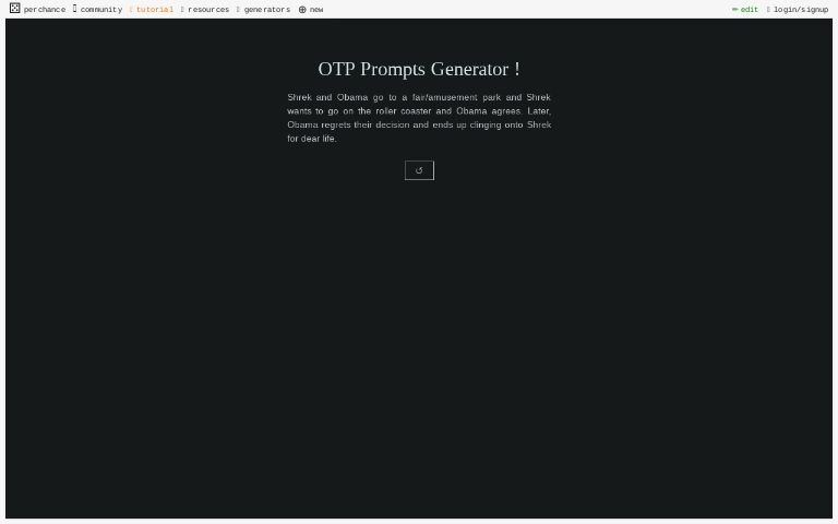 OTP Prompts Generator