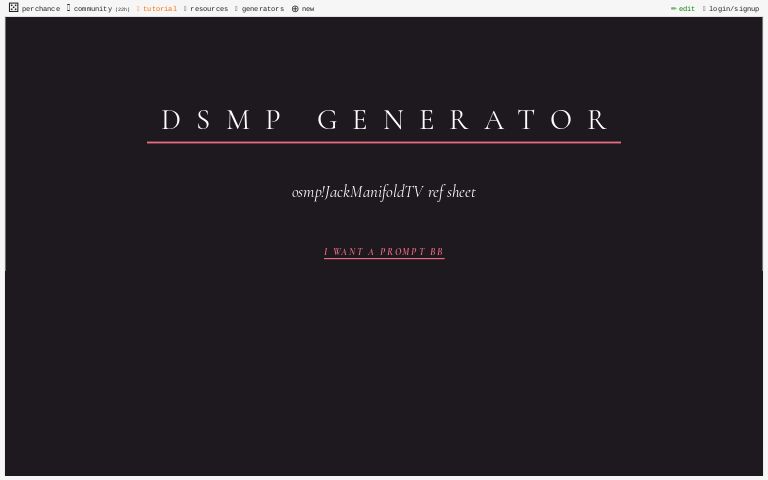 The Dream SMP Art Prompt Generator