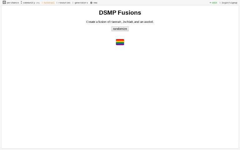 DSMP Fusions ― Perchance Generator