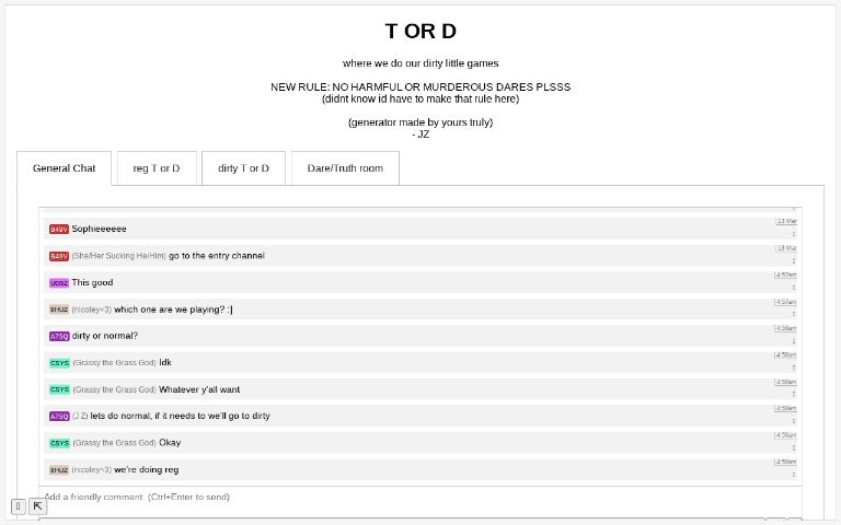 Dtod ― Perchance Generator