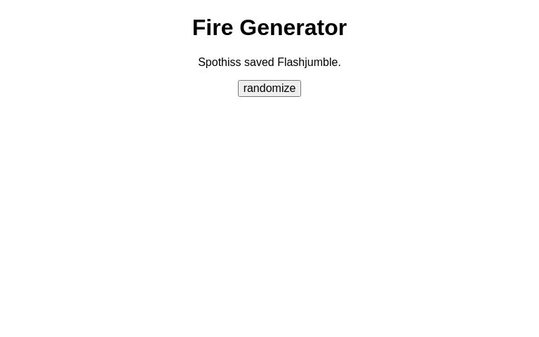 Fire Generator