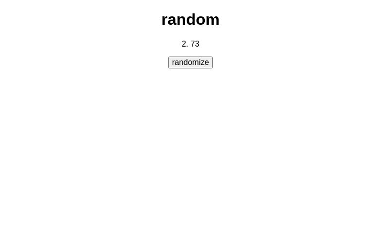 random ― Perchance Generator