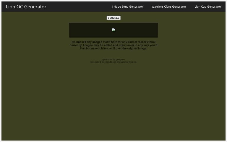 Lion Oc Generator