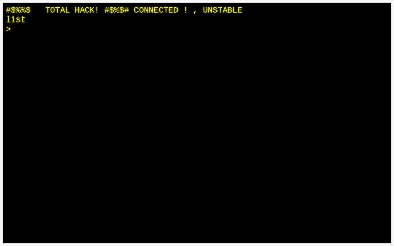 Interative Terminal Template ― Perchance Generator