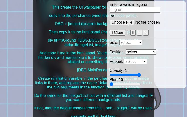 Dynamic Background Blackyt ― Perchance Generator