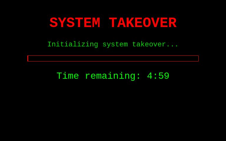 SYSTEM TAKEOVER ― Perchance Generator