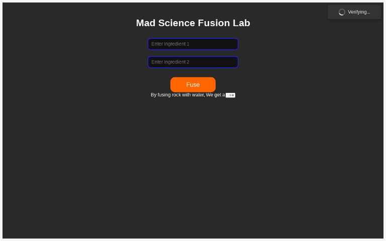 Mad Science Fusion Lab ― Perchance Generator