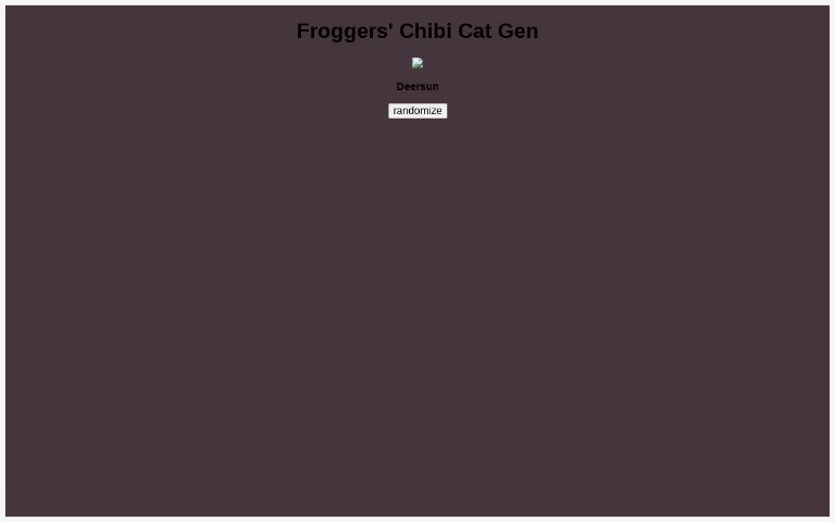 Froggers' Chibi Cat Gen