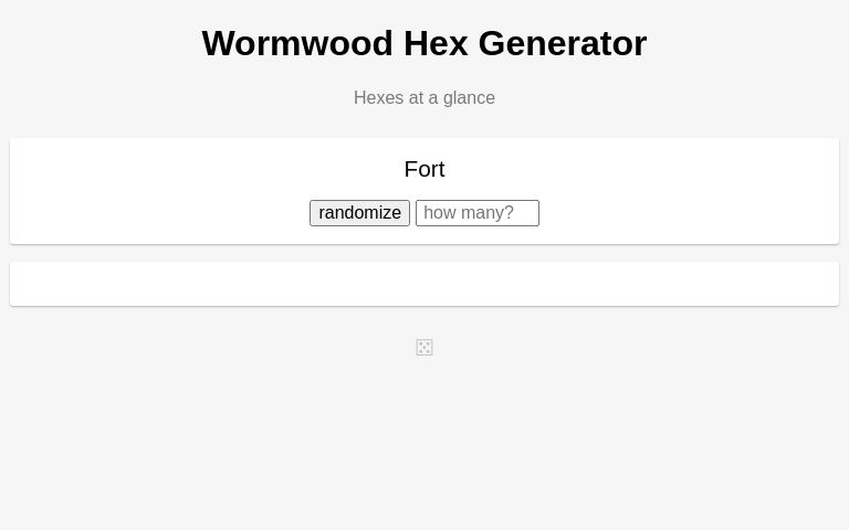Wormwood Hex Generator