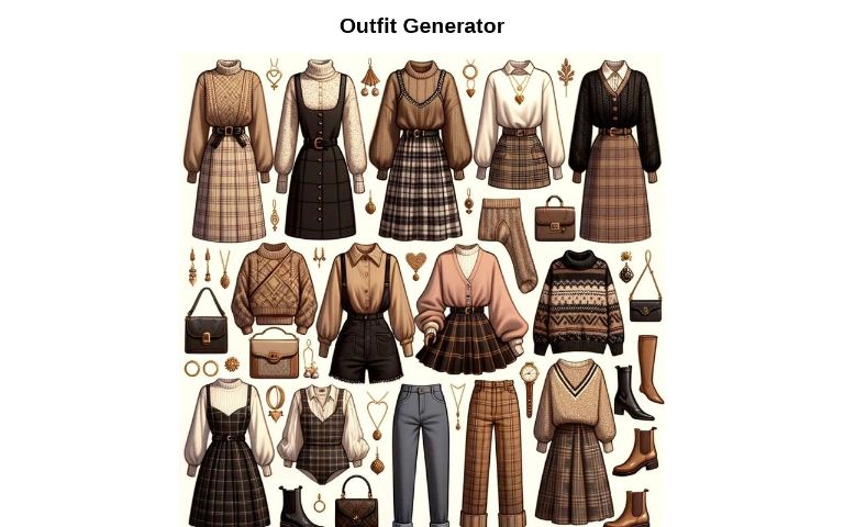 Outfit Generator