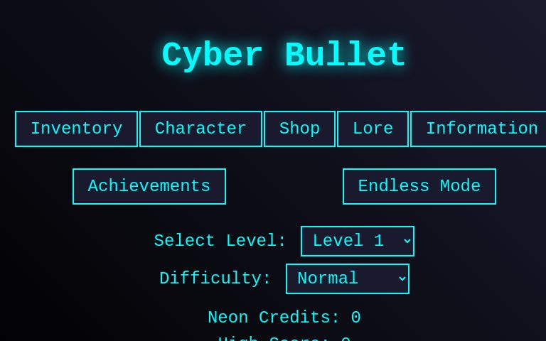 Cyber Bullet ― Perchance Generator