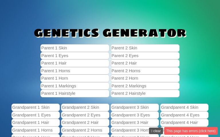 genetics generator