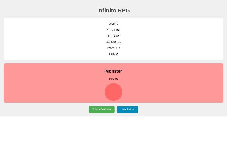 Infinite RPG ― Perchance Generator