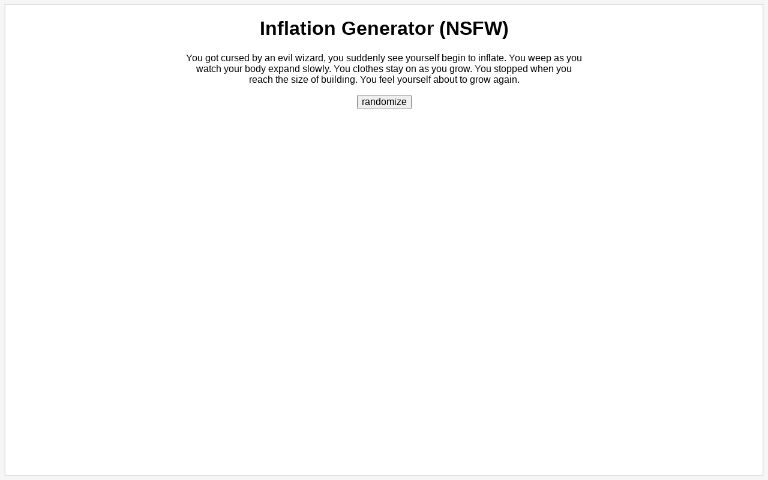 Inflation Generator (NSFW)