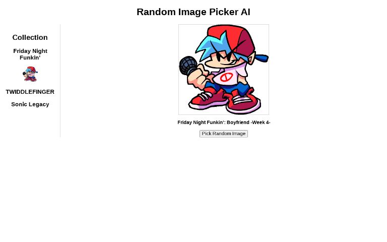 Random Image Picker AI ― Perchance Generator