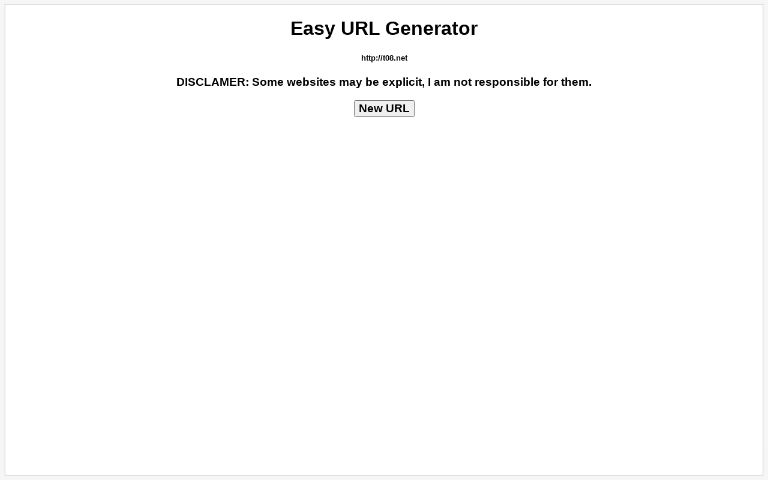 Easy URL Generator
