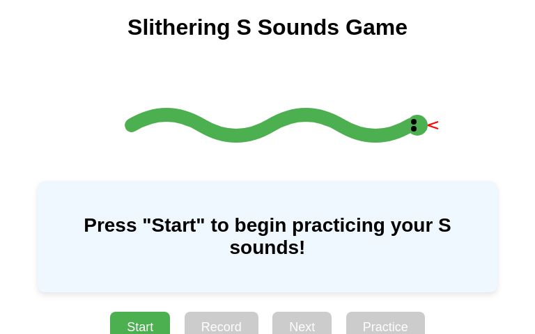 Slithering S Sounds Game ― Perchance Generator