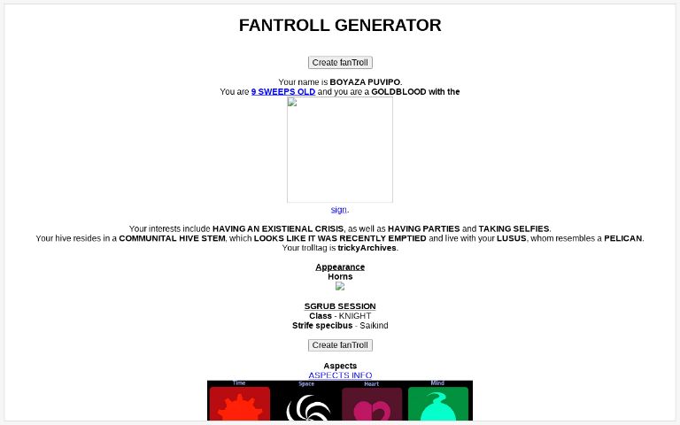 Fantroll Generator