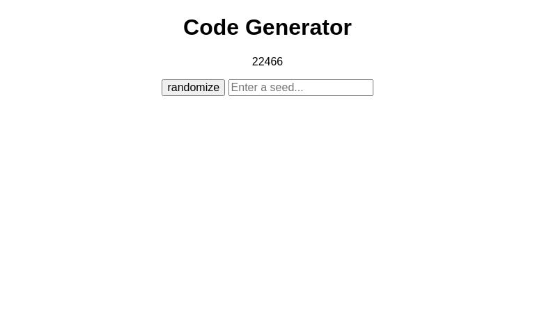 Code Generator