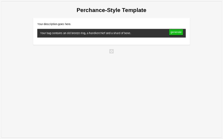 Perchance-Style Template ― Perchance Generator