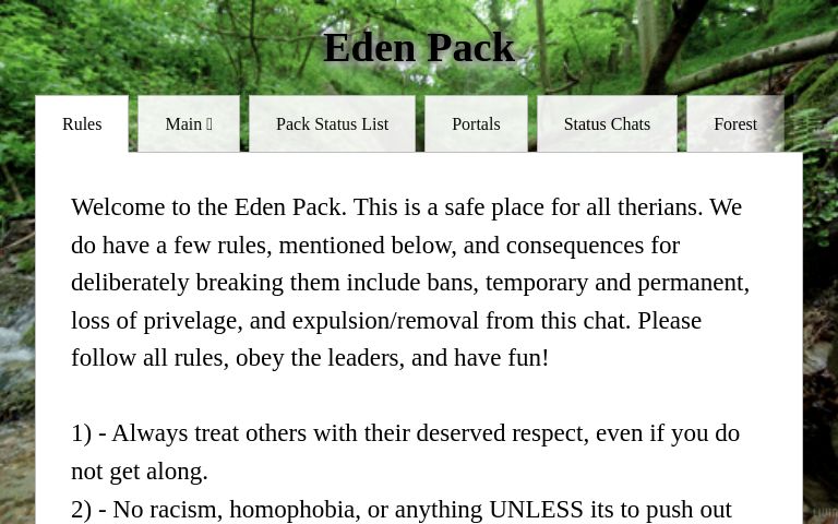 Eden Pack ― Perchance Generator