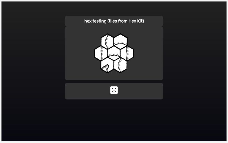 hex testing (tiles from Hex Kit) ― Perchance Generator