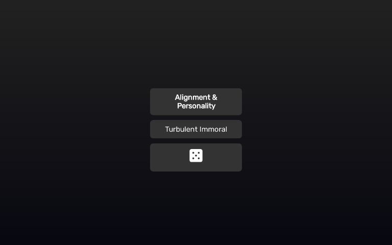 Alignment & Personality ― Perchance Generator