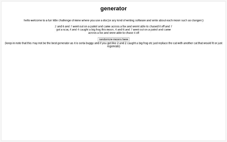 generator