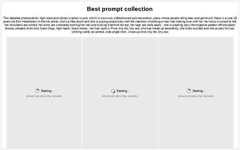 Best prompt collection ― Perchance Generator