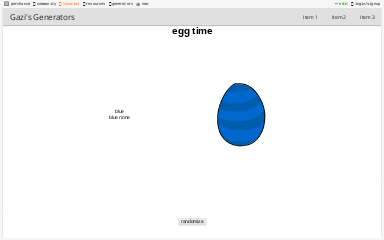 egg time ― Perchance Generator
