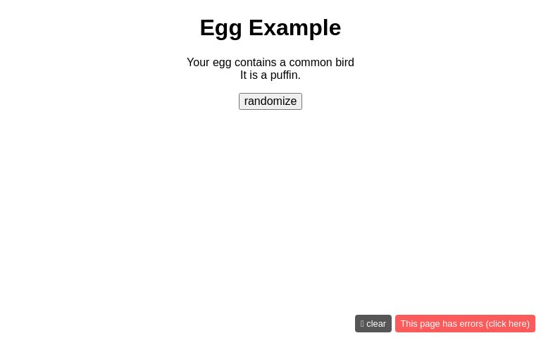 Egg Example ― Perchance Generator