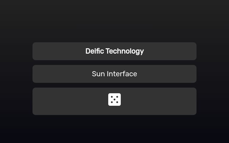 Deific Technology ― Perchance Generator