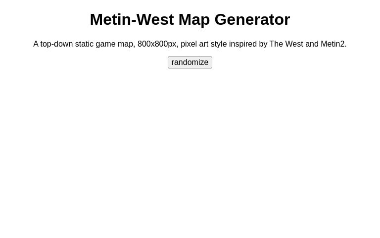 Metin-West Map Generator
