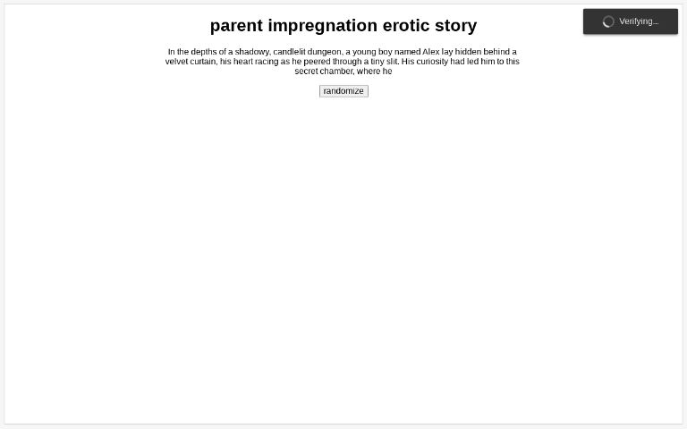parent impregnation erotic story ― Perchance Generator
