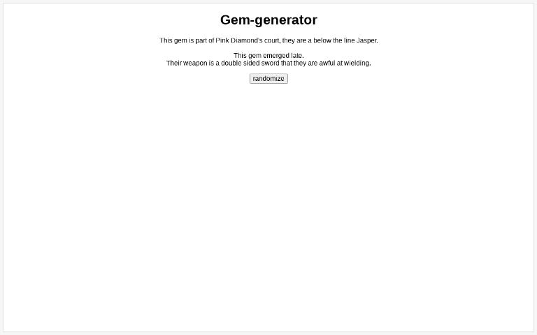 Gem-generator
