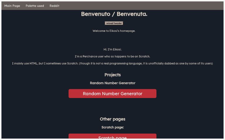 Eikosi ― Perchance Generator