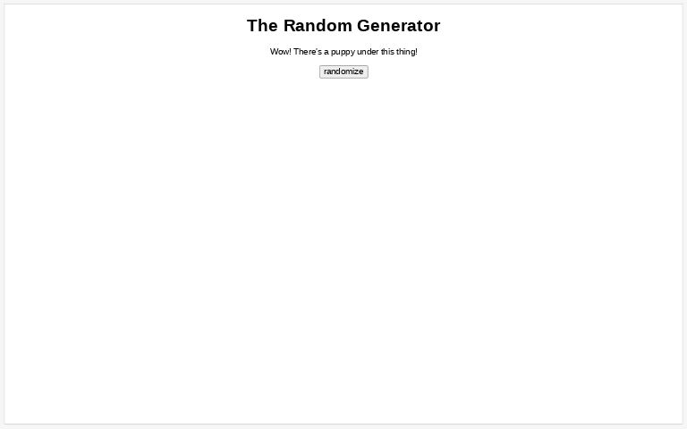 The Random Generator