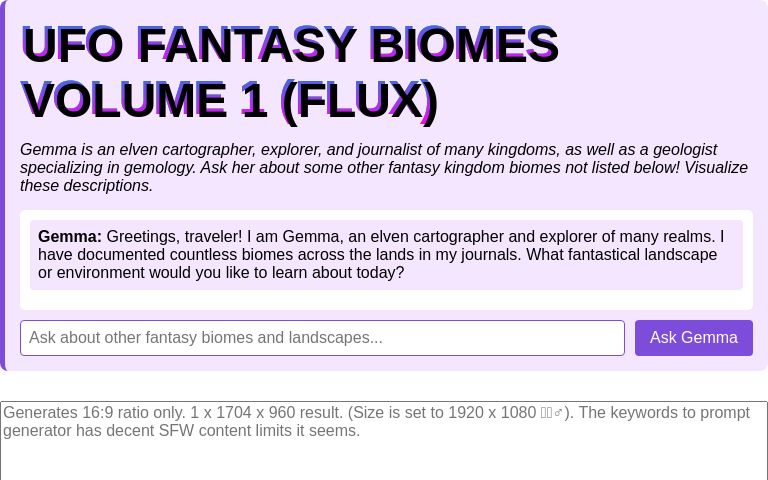 Fantasy Biome Collection ― Perchance Generator