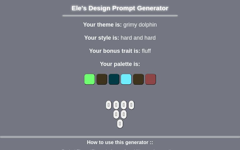 Ele's Design Prompt Generator