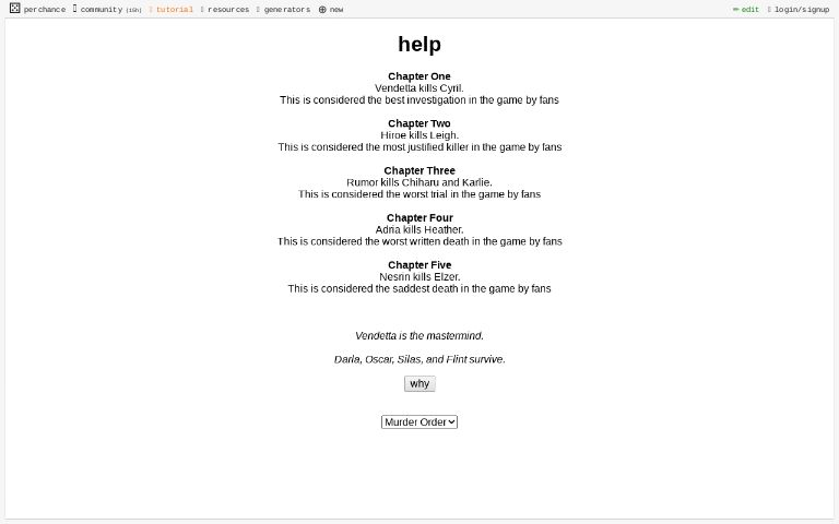help ― Perchance Generator