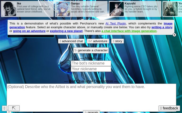 AI Chat & Roleplay (online, free, no sign-up, unlimited)