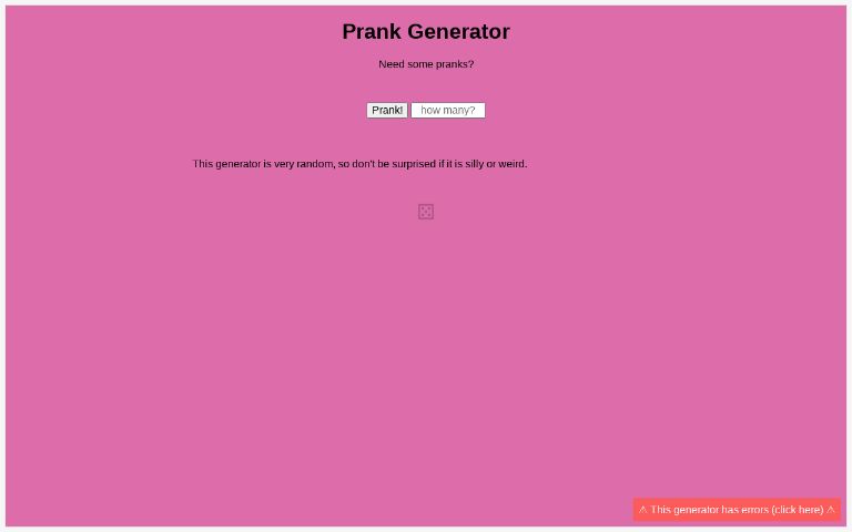 Prank Generator