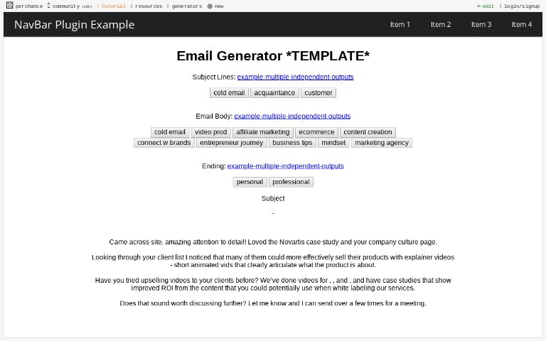 navbar plugin example