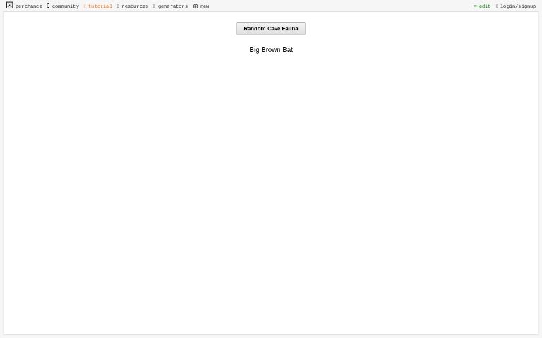 Minimal ― Perchance Generator