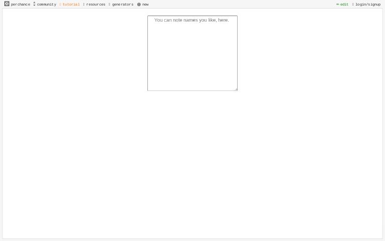Epic Concept ― Perchance Generator