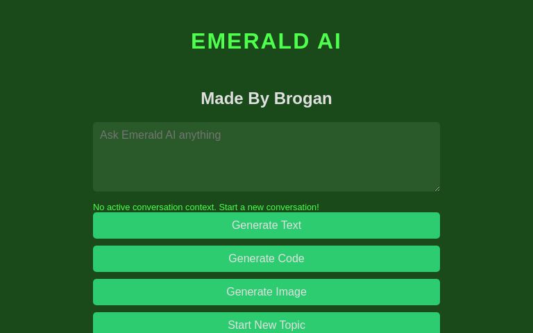Emerald AI ― Perchance Generator