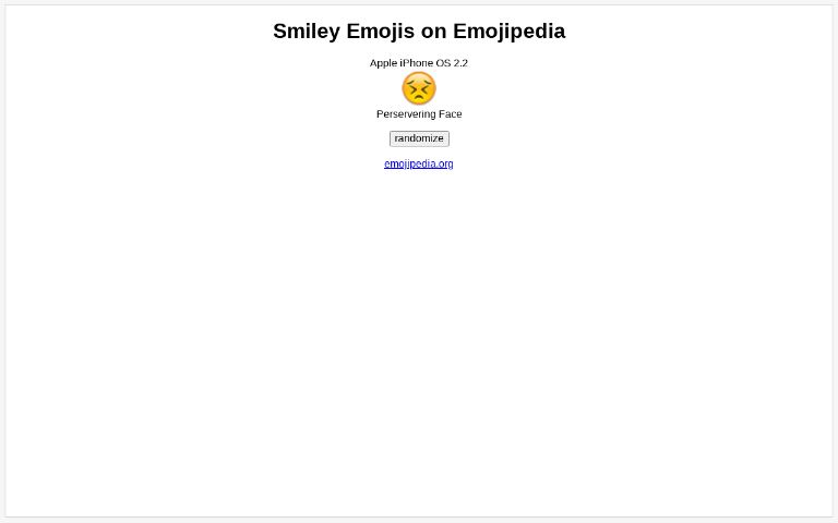 Smiley Emojis on Emojipedia ― Perchance Generator