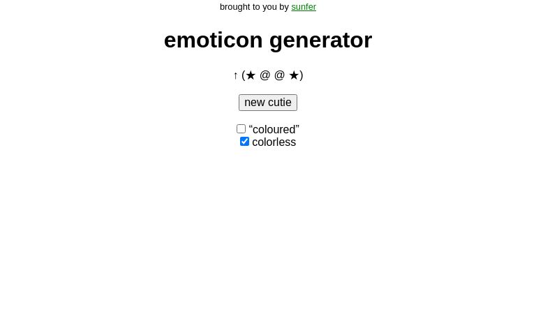 emoticon generator