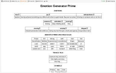 Emotion Generator Prime